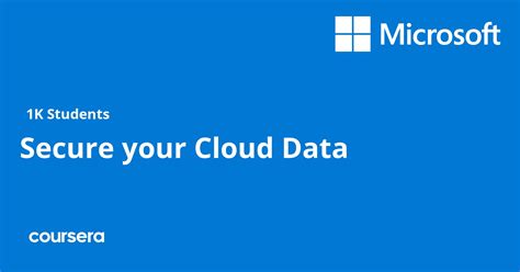 Secure Your Cloud Data Coursya