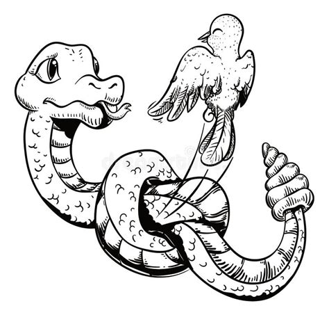 Simple Drawing Rattlesnake Tail