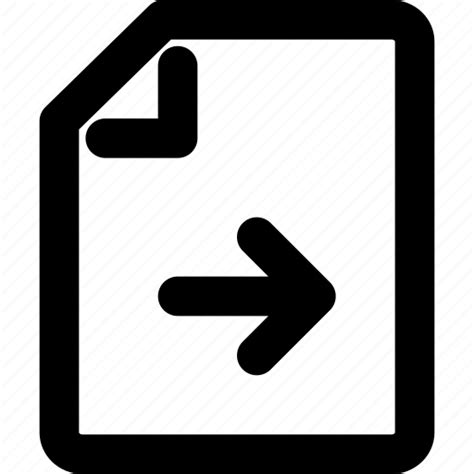 Document Export Send File Submit Transfer File Icon Download On Iconfinder