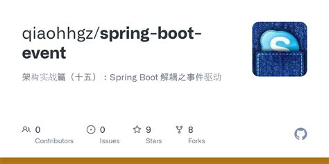 Github Qiaohhgzspring Boot Event 架构实战篇（十五）：spring Boot 解耦之事件驱动