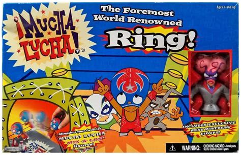 2003 Jakks Pacific Mucha Lucha The Foremost World Renowned Ring With