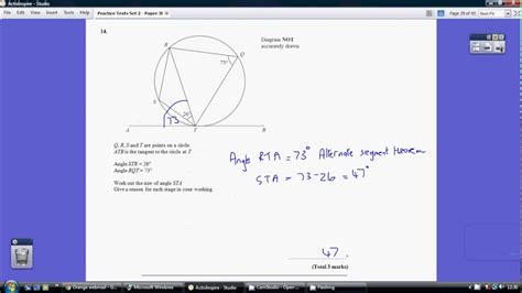 Edexcel Gcse Mathematics 9 1 Practice Tests Set 2 3h Youtube