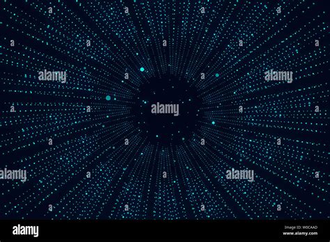 Particle Trajectory Formation With Perspective Space Abstract Background Stock Photo Alamy