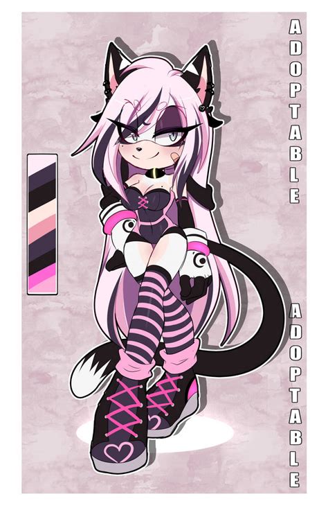 Closed Adoptable Sonic The Cat Girl By Phabershlev On Deviantart