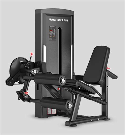 Leg Extension Leg Curl Machine Pro Selectorize Masterkraft