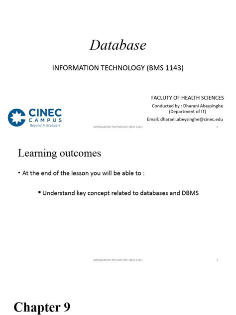 Lec 9 Databases Pdf Databases Information