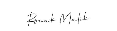 75 Ronak Malik Name Signature Style Ideas Cool Esignature