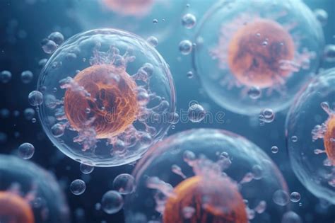 Cell Division During Mitosis Under A Microscope Stock Illustration Illustration Of Medicine