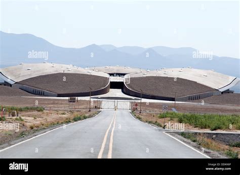 The Spaceport America Facility In The New Mexico Desert Near The Town
