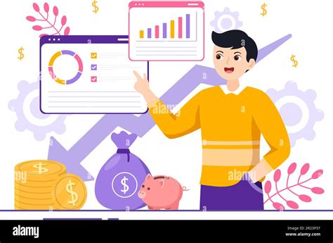 Cost Reduction Vector Illustration With Decrease Price Minimising Or