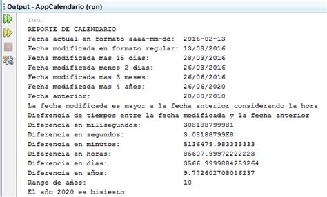 Calendario En Java Con Gregoriancalendar