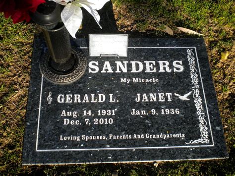 Gerald L Sanders 1931 2010 Find A Grave Memorial