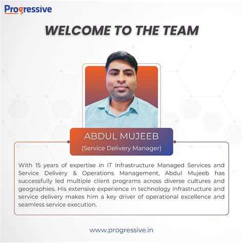 Progressive Welcomes Abdul Mujeeb Progressive Infotech Facebook