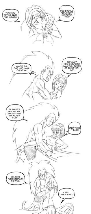 Funsexydragonball Raditz And Bulma Aim At Planet Namek Dragon Ball
