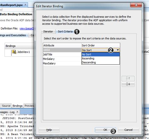 Sort Columns In Oracle Adf Table Ahmad Saids Blog