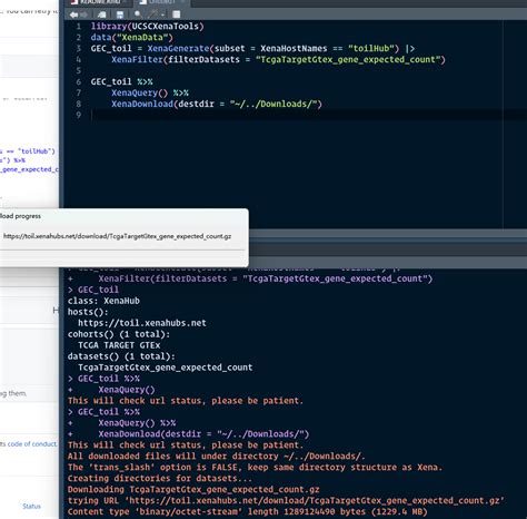 Xenaquery Throws Error · Issue 37 · Ropensciucscxenatools · Github