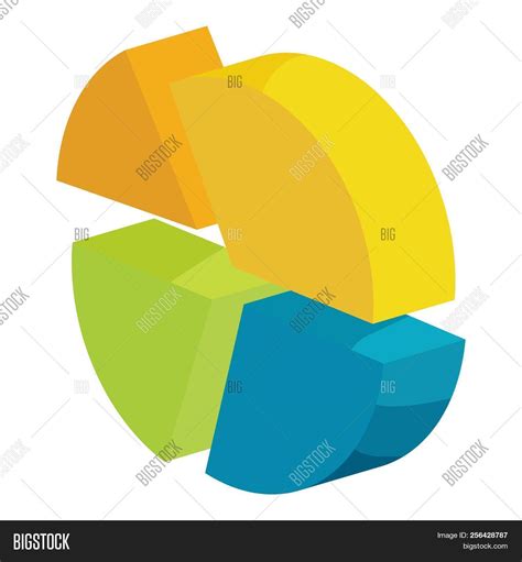 Circle Divided Into Image Photo Free Trial Bigstock