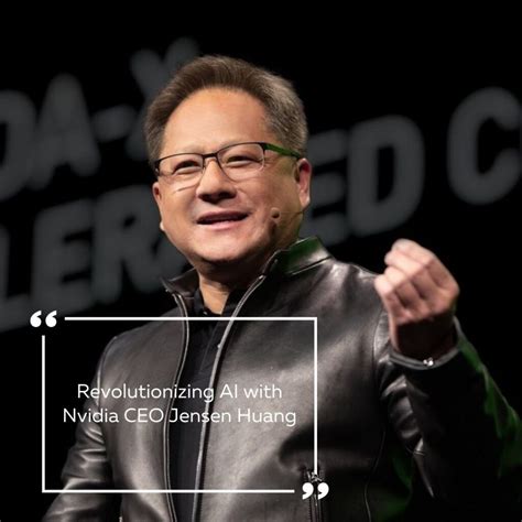 Revolutionizing Ai With Nvidia Ceo Jensen Huang Elufa Systems