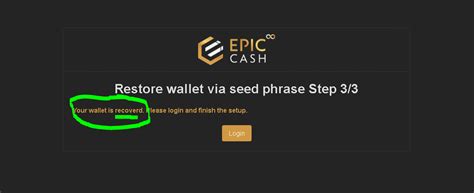 Minor Spelling Correction Should Be Spelled Recovered · Issue 55 · Epiccashepic Gui Wallet