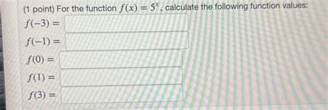 Solved Point For The Function F X X Calculate The Chegg Com
