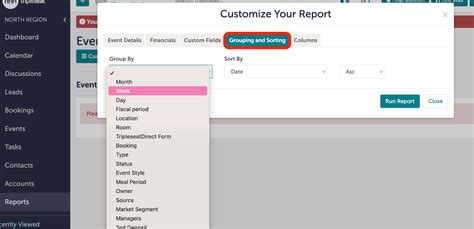 Customizing An Event Details Report Tripleseat Support