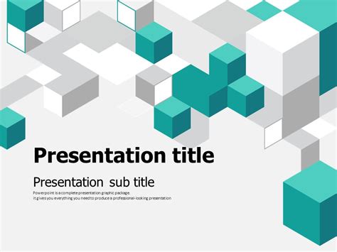 Free Cube Ppt Goodpello