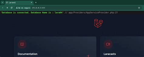 Como Comprobar La Conexión A Base De Datos En Laravel