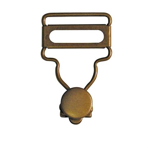 Antique Gold Overall Buckle 2pc 40mm 15⁄8″ Theatre Garage