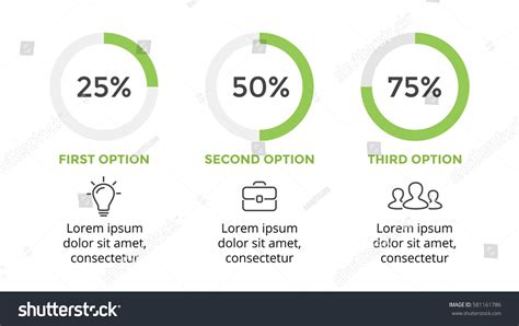 벡터 원 인포그래픽 주기 다이어그램 그래프 스톡 벡터로열티 프리 581161786 Shutterstock