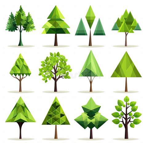 Tree Icons Vector Illustration Stock Illustration Illustration Of Landscape Leaf 303080498