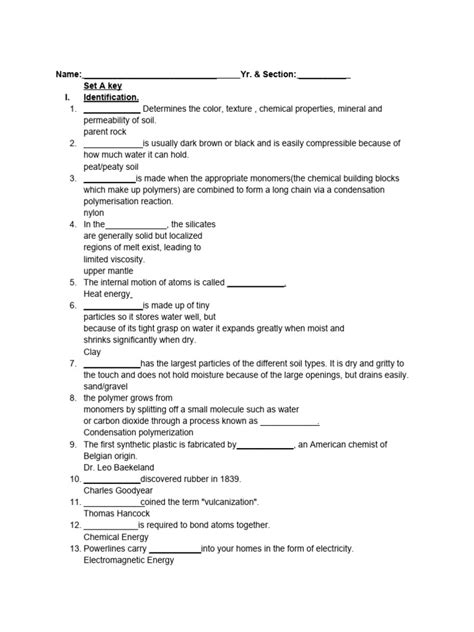 Quiz Chemistry For Engineers Pdf