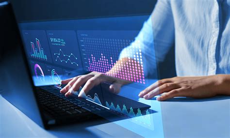 가상 화면에서 재무 데이터를 분석하는 비즈니스 담당자 대시보드 인포그래픽입니다 차트와 다이어그램화면 데이터 분석을 위한 차트 그래프 요소입니다 가격에 대한 스톡 사진 및