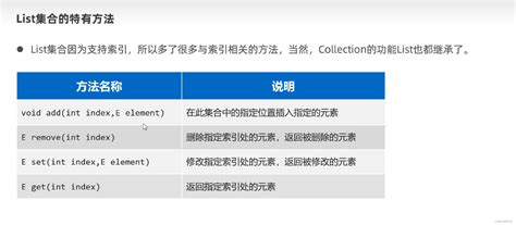 Java：集合框架（一）list：特有方法、常用方法案例、遍历方式 Csdn博客