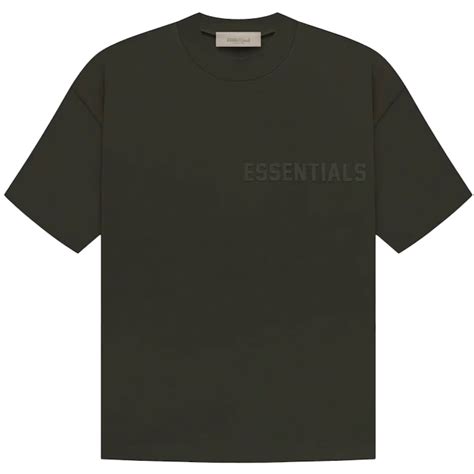 Fear Of God Essentials Off Black Tee Wyco Vintage Broadway
