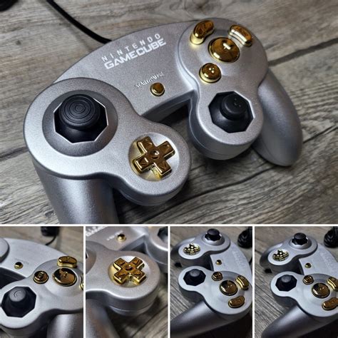 Joystick For Gamecube Controller Custom Game Cube Gbc Pad Gold And