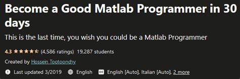 Udemy Become A Good Matlab Programmer In Less Than 30 Days Downloadly
