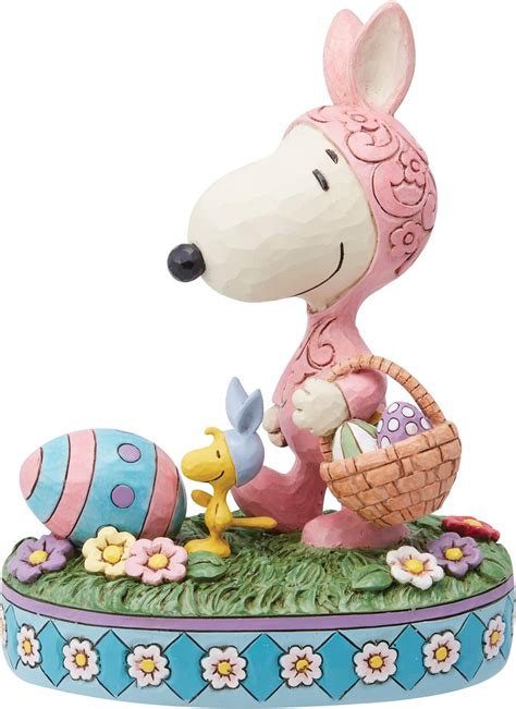 Enesco Jim Shore Peanuts Snoopy And Woodstock With T