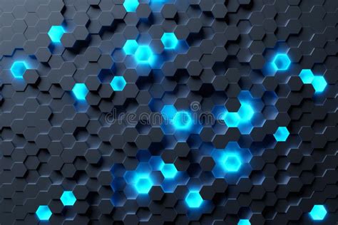 3d Illustration Stock Illustration Illustration Of Hexagons 265305818