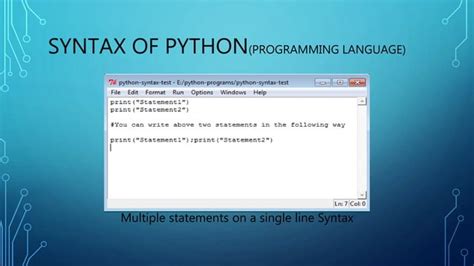 Python Programming Language 2017 Ppt