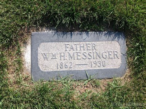 William Henry Messinger 1862 1930 Homenaje De Find A Grave