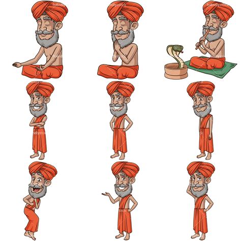 Indian Guru Clipart