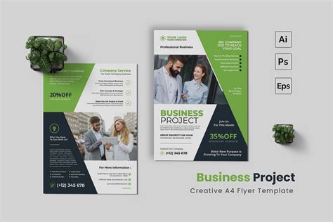 Business Project Flyer Template 212369 Templatemonster
