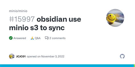 Obsidian Use Minio S3 To Sync Minio Minio Discussion 15997 GitHub