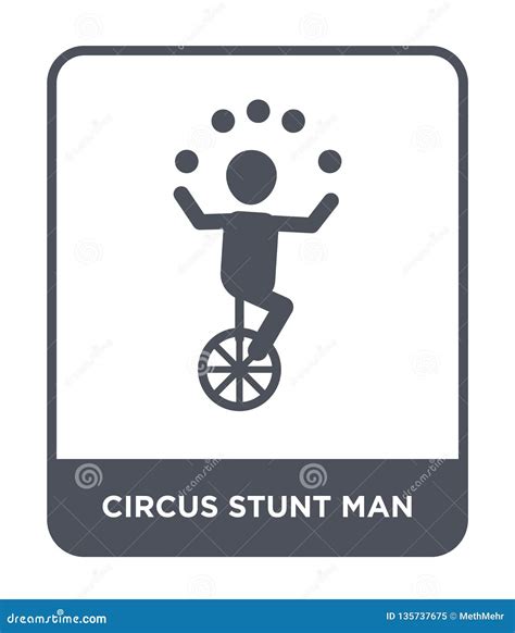 Circus Stunt Linear Icon Modern Outline Circus Stunt Logo Conce Vector Illustration