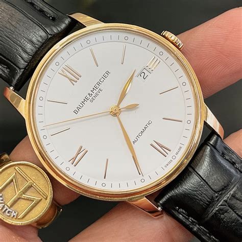 Baume And Mercier Classima Automatic 18k Rose Gold Moa10271