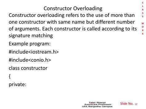 Ppt Constructors Initializer List In Object Oriented Programming Powerpoint Presentation Id