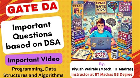 Important Questions Based On Data Structures For Gate Da 2025 Exam