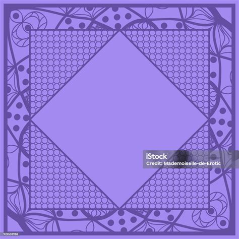 현대 추상 프레임 꽃 패턴입니다 벡터 일러스트 레이 션 결혼식 초대 벽지 보라색 0명에 대한 스톡 벡터 아트 및 기타 이미지 0명 귀여운 꽃 식물 Istock