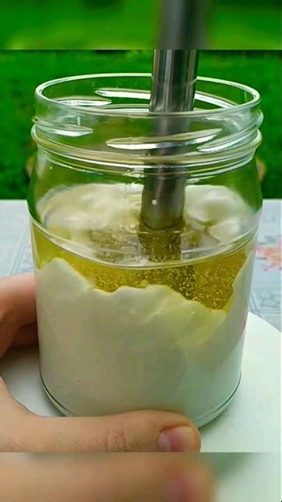 Домашний МАЙОНЕЗ без яиц за 1 минуту😋😋 майонез майонезбезяиц Shortsvideo Shorts Youtube