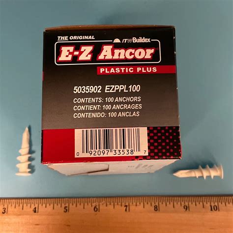 E Z Ancors Plastic Plus 5035902 Nylon Alan Richard Textiles Ltd